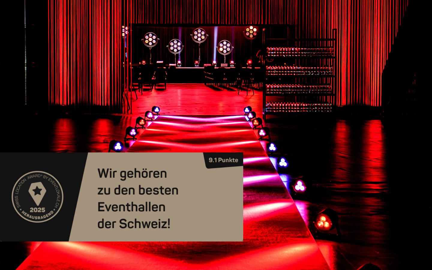 Eventlocation in Zürich mit WOW Effekt - JED Events